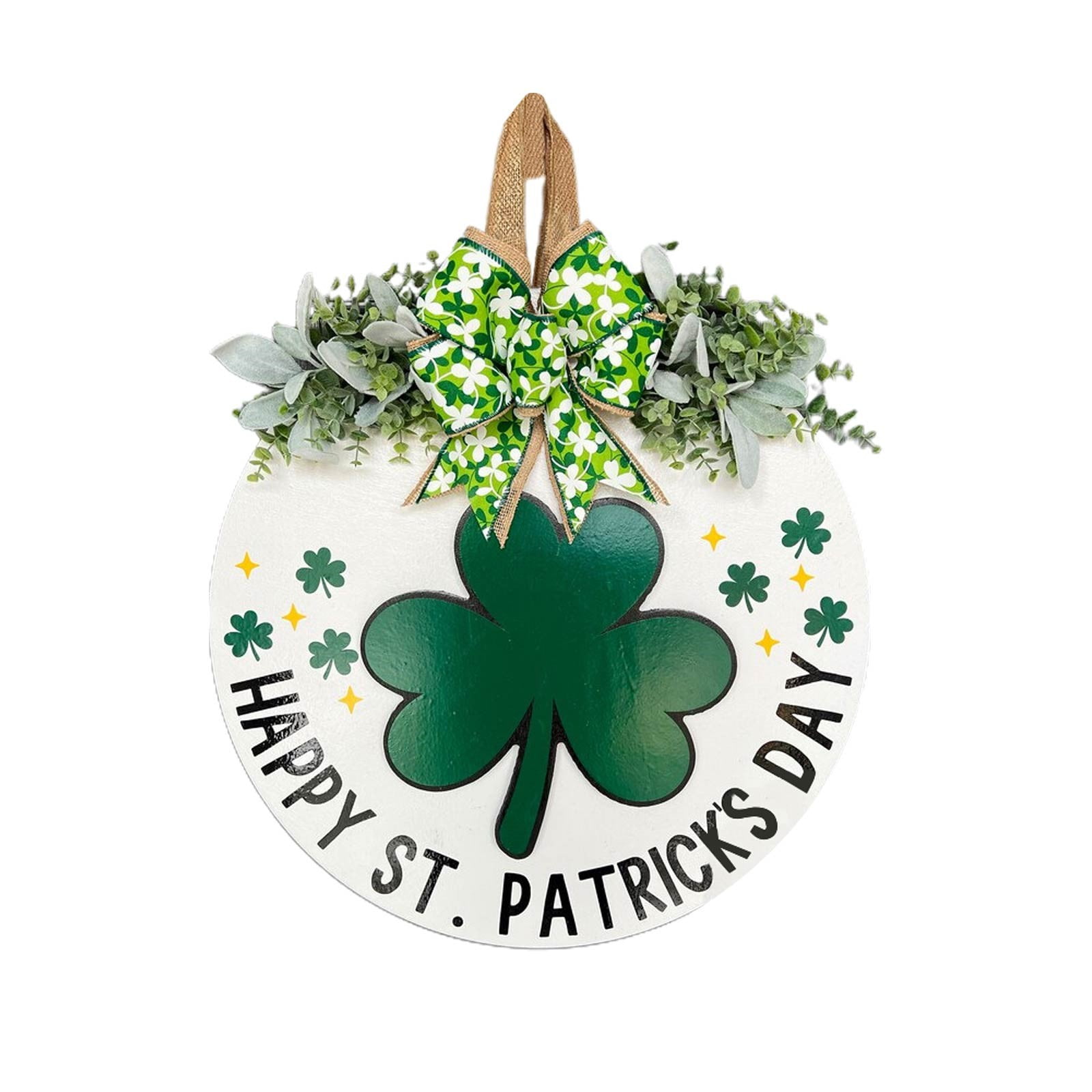 KXBDSFY St. Patric K's Day Wooden Door Tag St Patric K Day Front Door ...