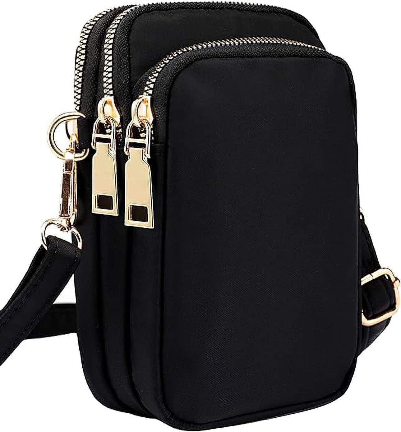 KXF Small Waterproof Nylon Crossbody Cell Phone Holder Purse with ...
