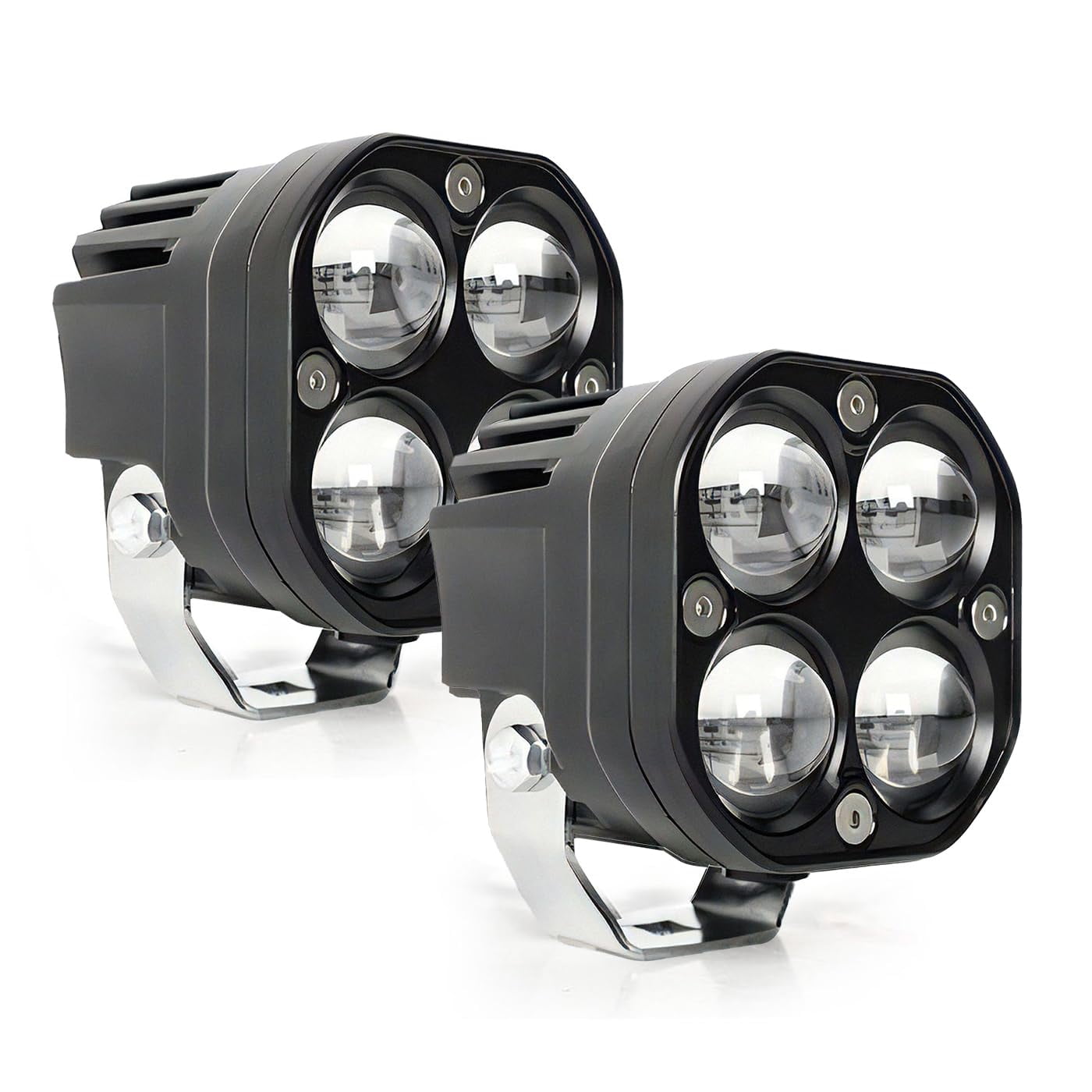 KXGTY 3 inch 70W SSF20 LED Pods lights for trucks white fog light off ...