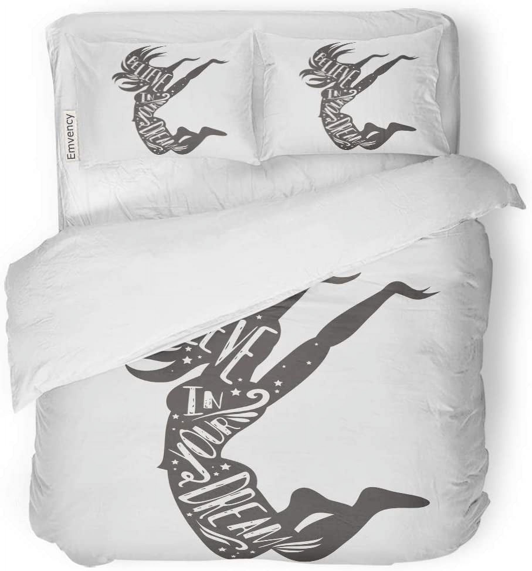 KXMDXA 3 Piece Bedding Set Believe in Your Dream Motivational and ...
