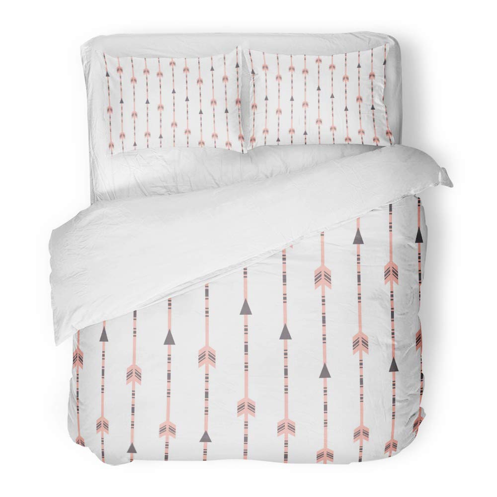 KXMDXA 3 Piece Bedding Set Blue Hipster Vintage Minimalistic Arrow ...