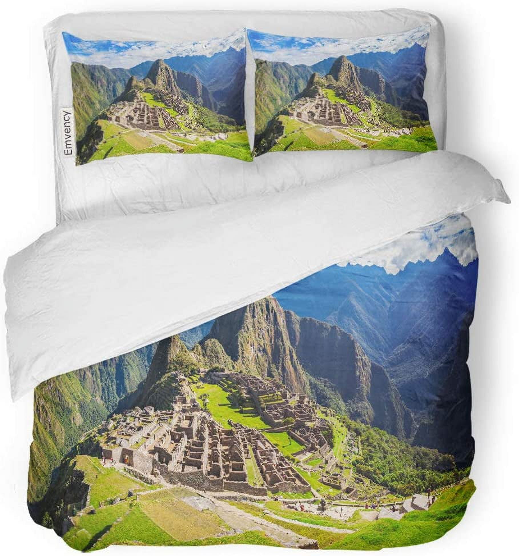 KXMDXA 3 Piece Bedding Set Inca Machu Picchu is One of The New Seven ...