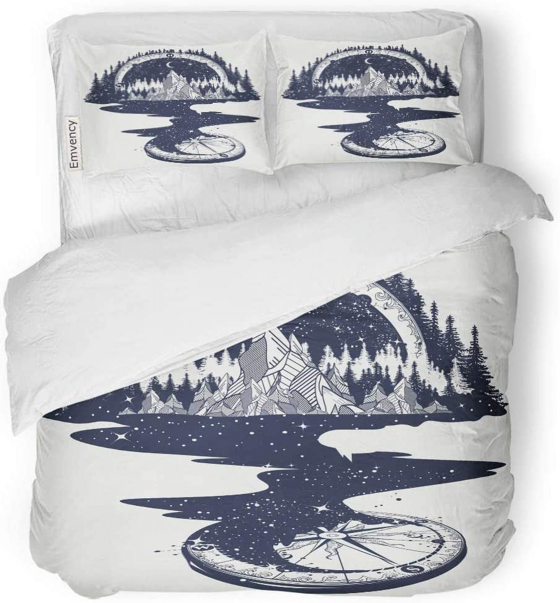 KXMDXA 3 Piece Bedding Set River of Stars Flows from The Mountains and ...