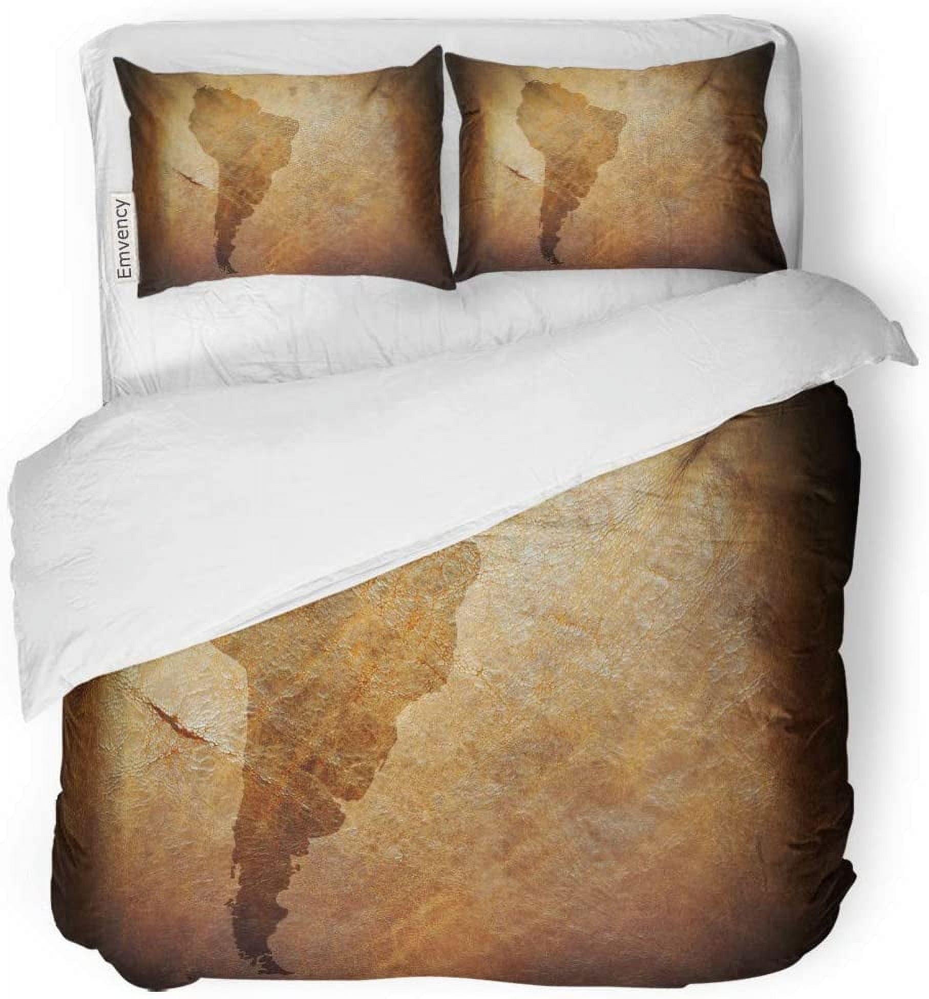 KXMDXA 3 Piece Bedding Set Water Stain Mark in The Shape of South ...