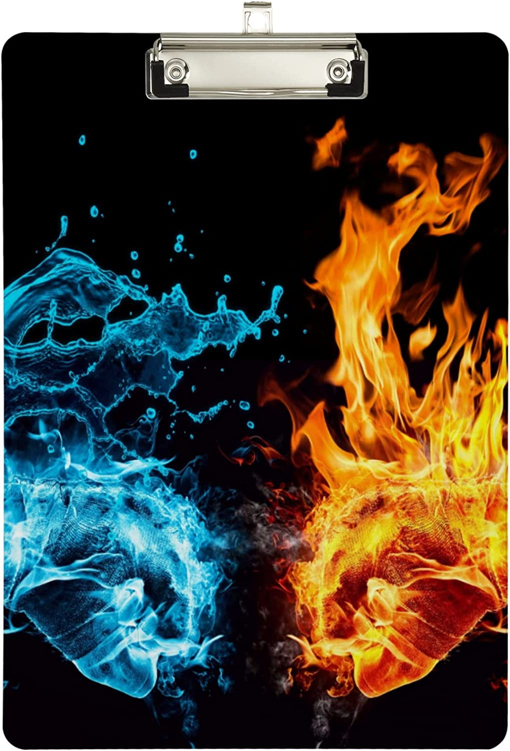 KXMDXA 3D FireWater Clipboard Hardboard Wood Nursing Clip Board and ...