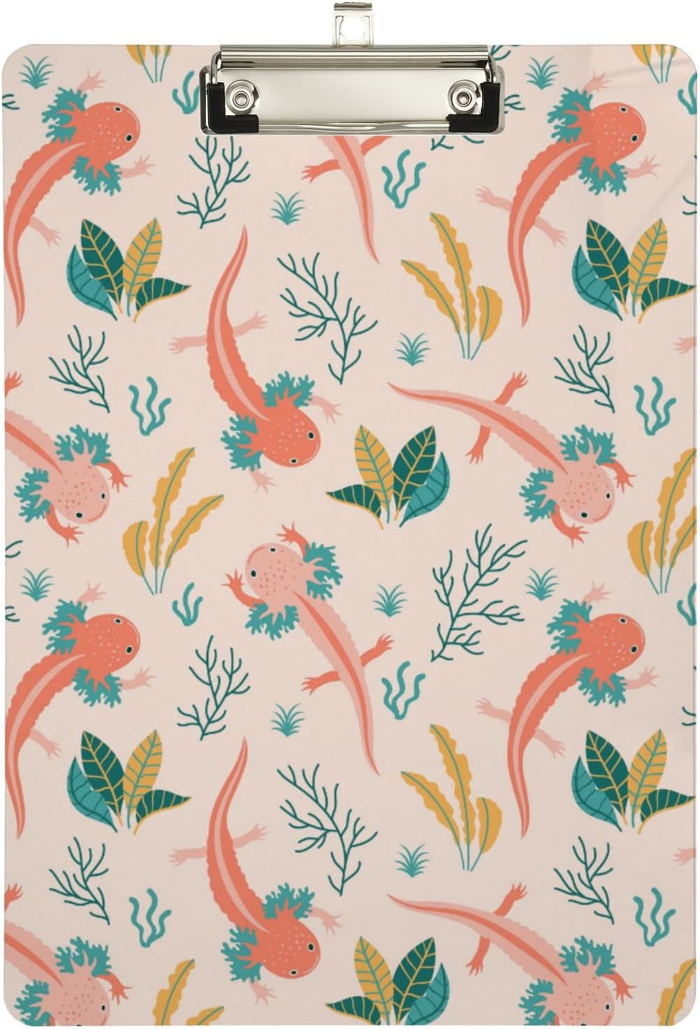 KXMDXA Axolotl Fish Clipboard Hardboard Wood Nursing Clip Board and ...