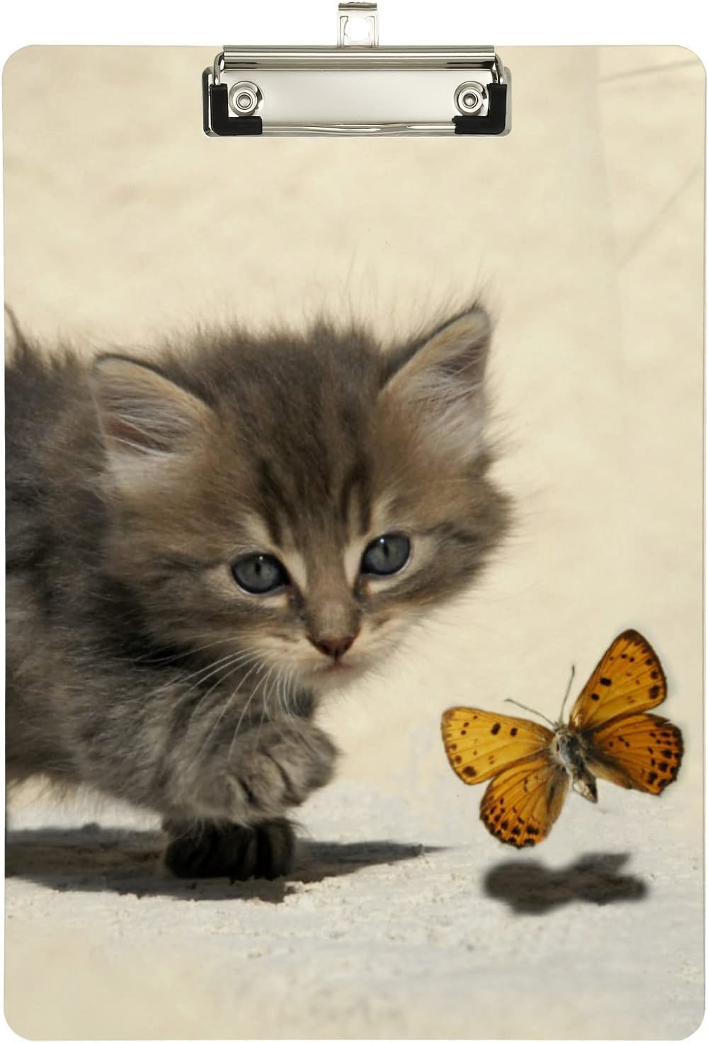 KXMDXA CatButterfly Clipboard Hardboard Wood Nursing Clip Board and ...