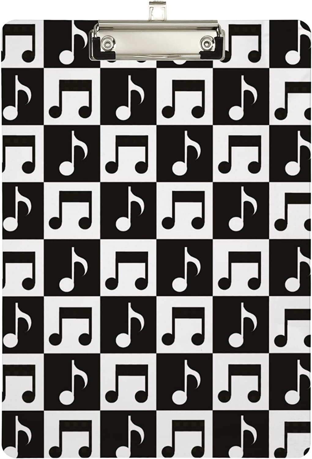 KXMDXA Chic Musical Note Pattern Clipboard Hardboard Wood Nursing Clip ...