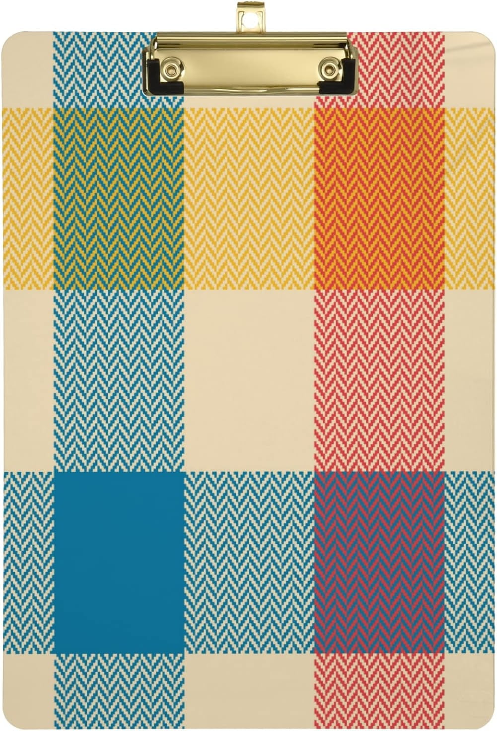 KXMDXA Colorful Buffalo Check Plaid Clipboard Hardboard Wood Nursing ...