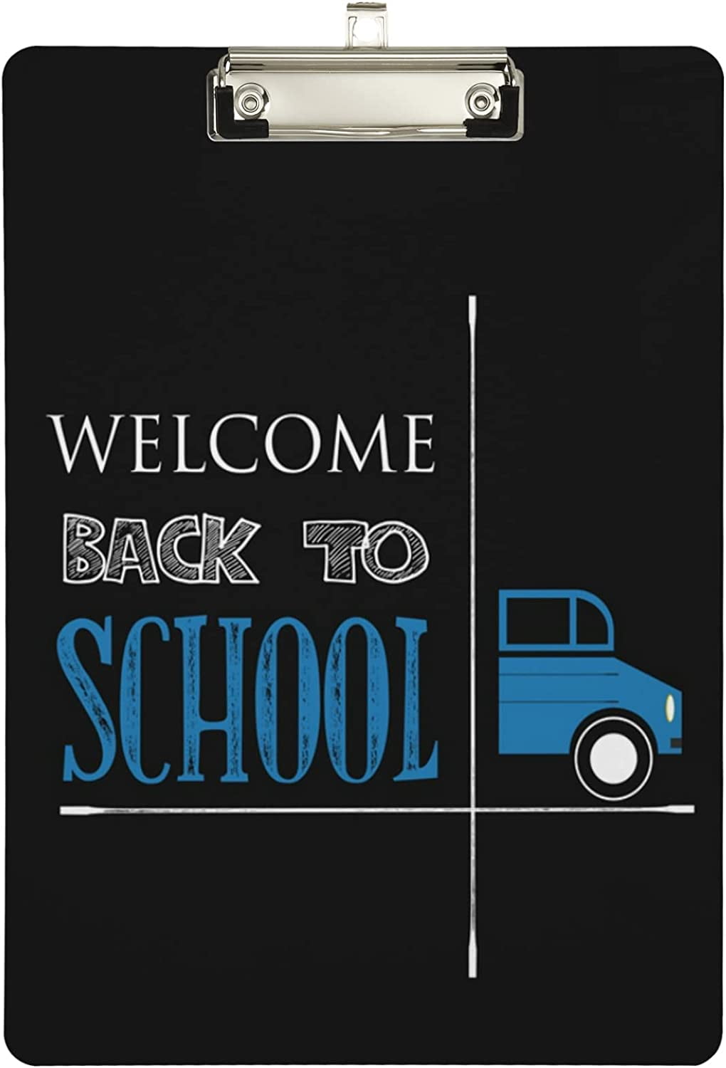 KXMDXA Cute Back to School Car Clipboard Hardboard Wood Nursing Clip ...