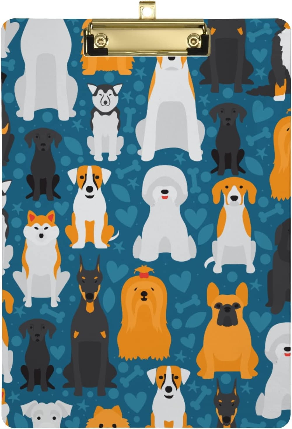 KXMDXA Dogs Clipboard Hardboard Wood Nursing Clip Board and Pull for ...