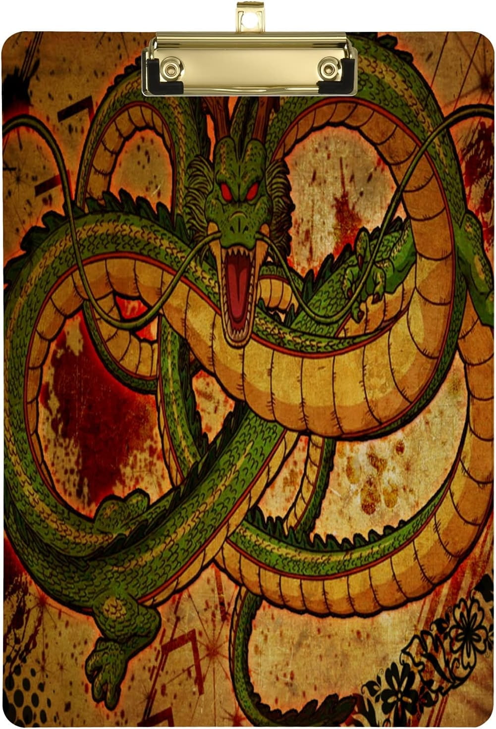 KXMDXA Dragon Ancient Clipboard Hardboard Wood Nursing Clip Board and ...