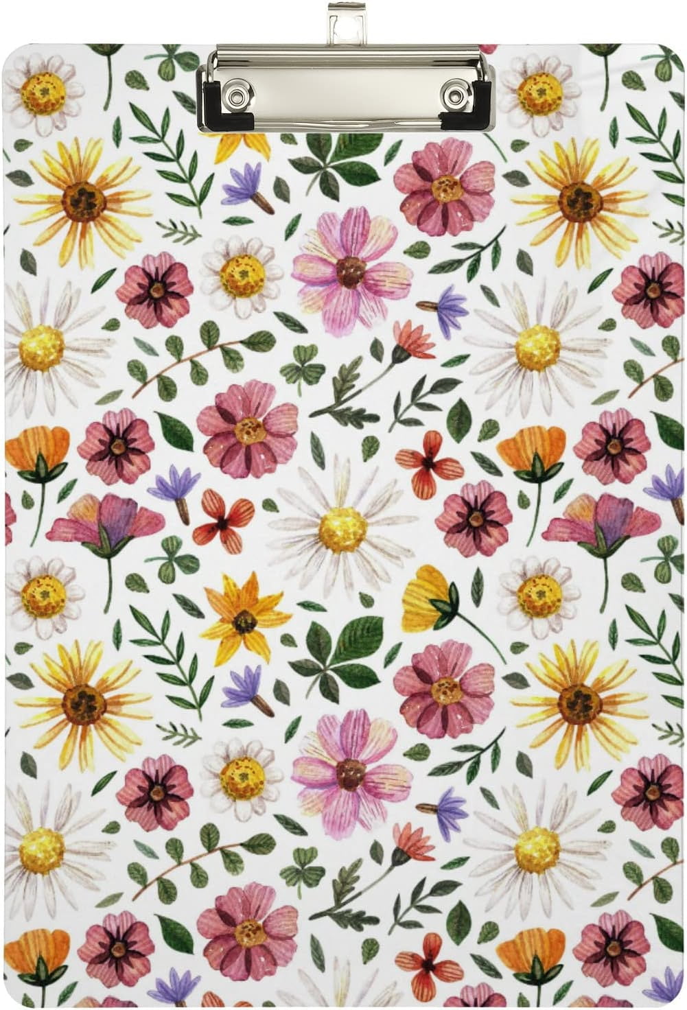 KXMDXA Floral Flower Clipboard Hardboard Wood Nursing Clip Board and ...