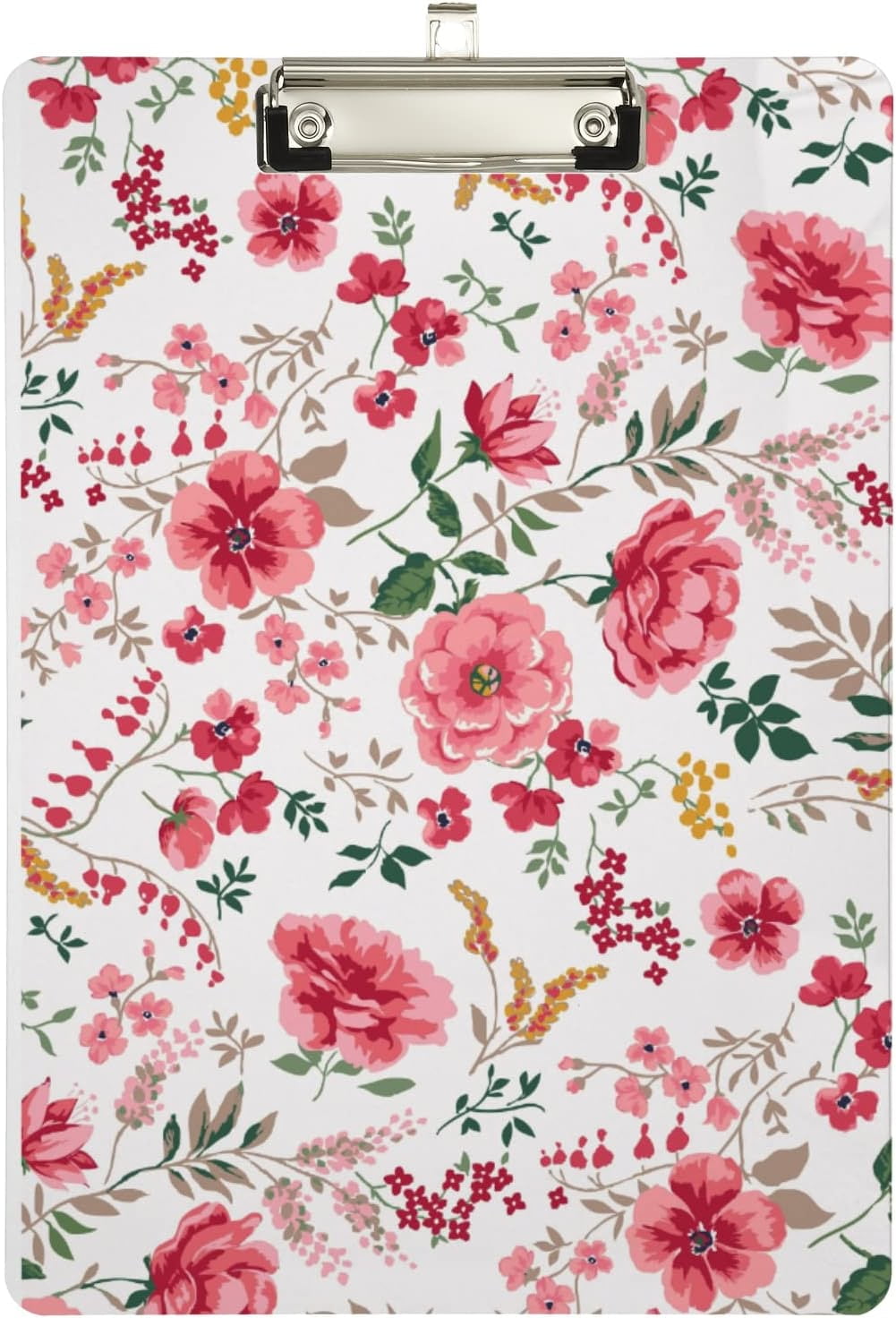 KXMDXA Floral Flowers Clipboard Hardboard Wood Nursing Clip Board and ...