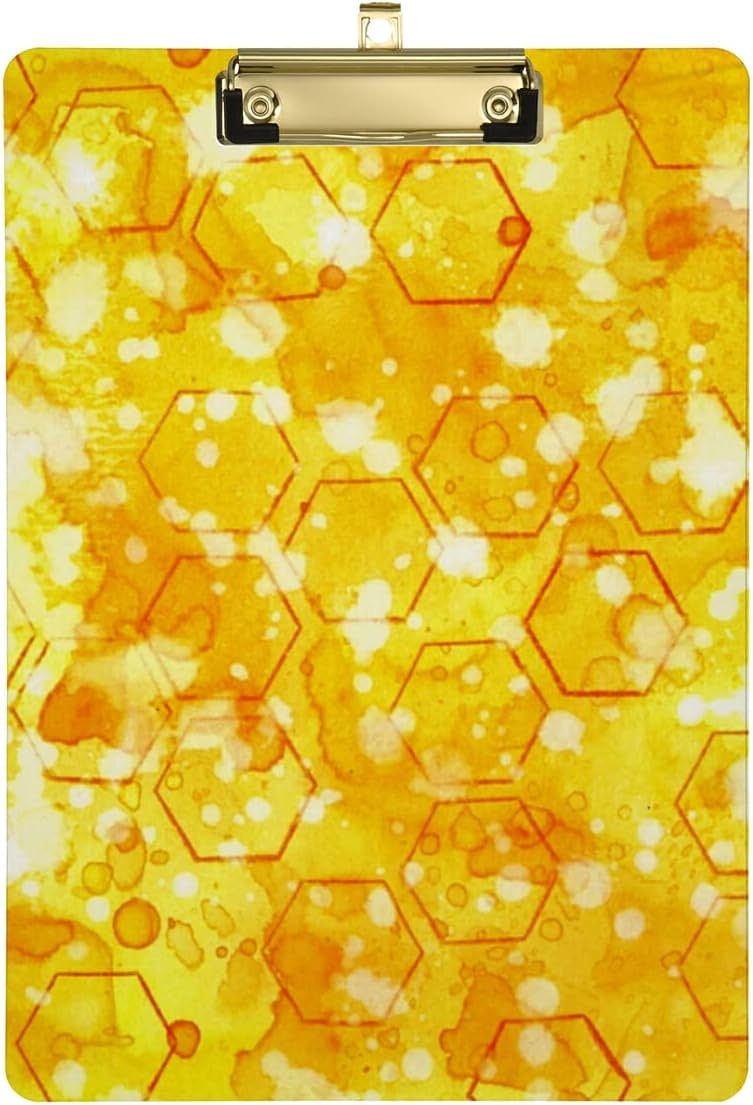 KXMDXA Honeycomb Clipboard Hardboard Wood Nursing Clip Board and Pull ...