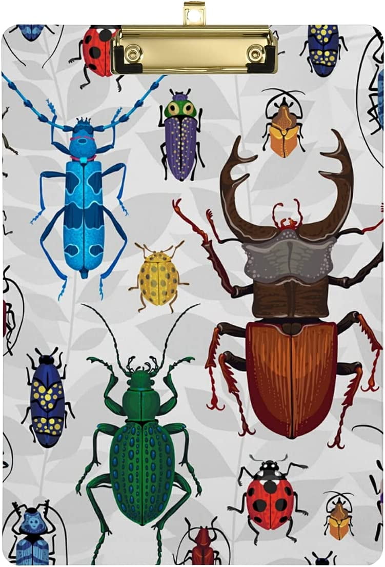 KXMDXA Ladybug Clipboard Hardboard Wood Nursing Clip Board and Pull for ...