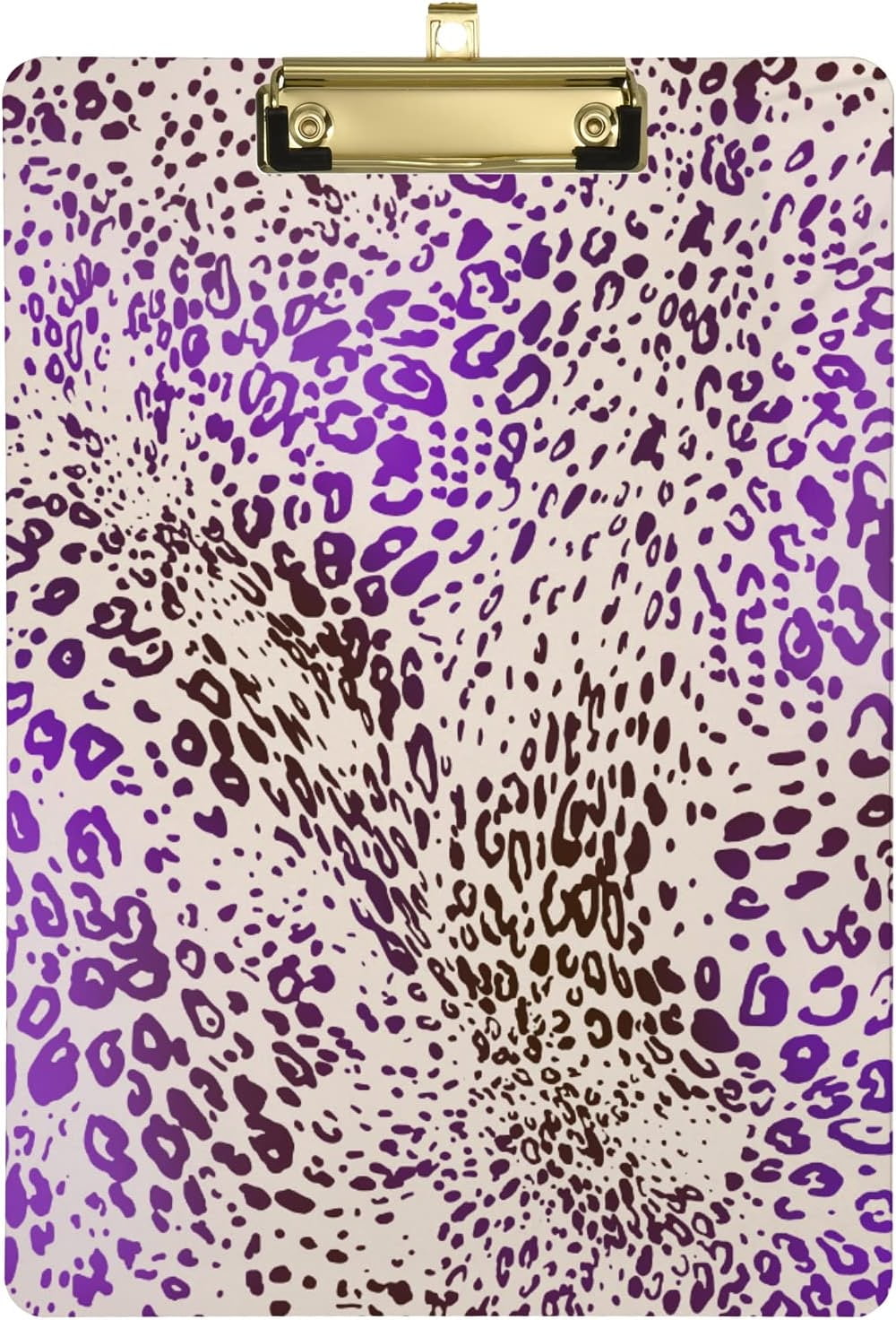 KXMDXA Leopard Print Clipboard Hardboard Wood Nursing Clip Board and ...