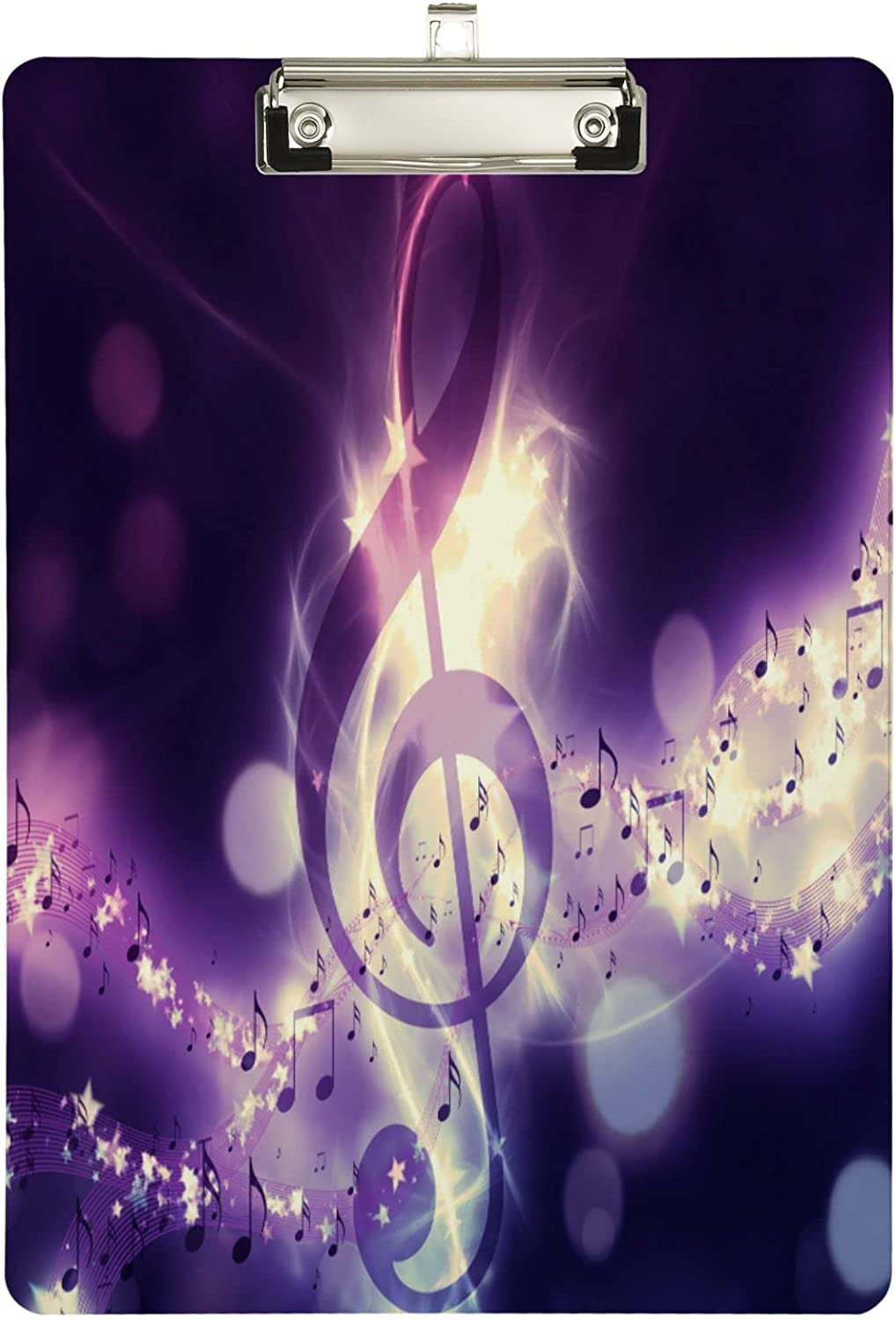 KXMDXA Magic Music Notes Violin Key Clipboard Hardboard Wood Nursing ...