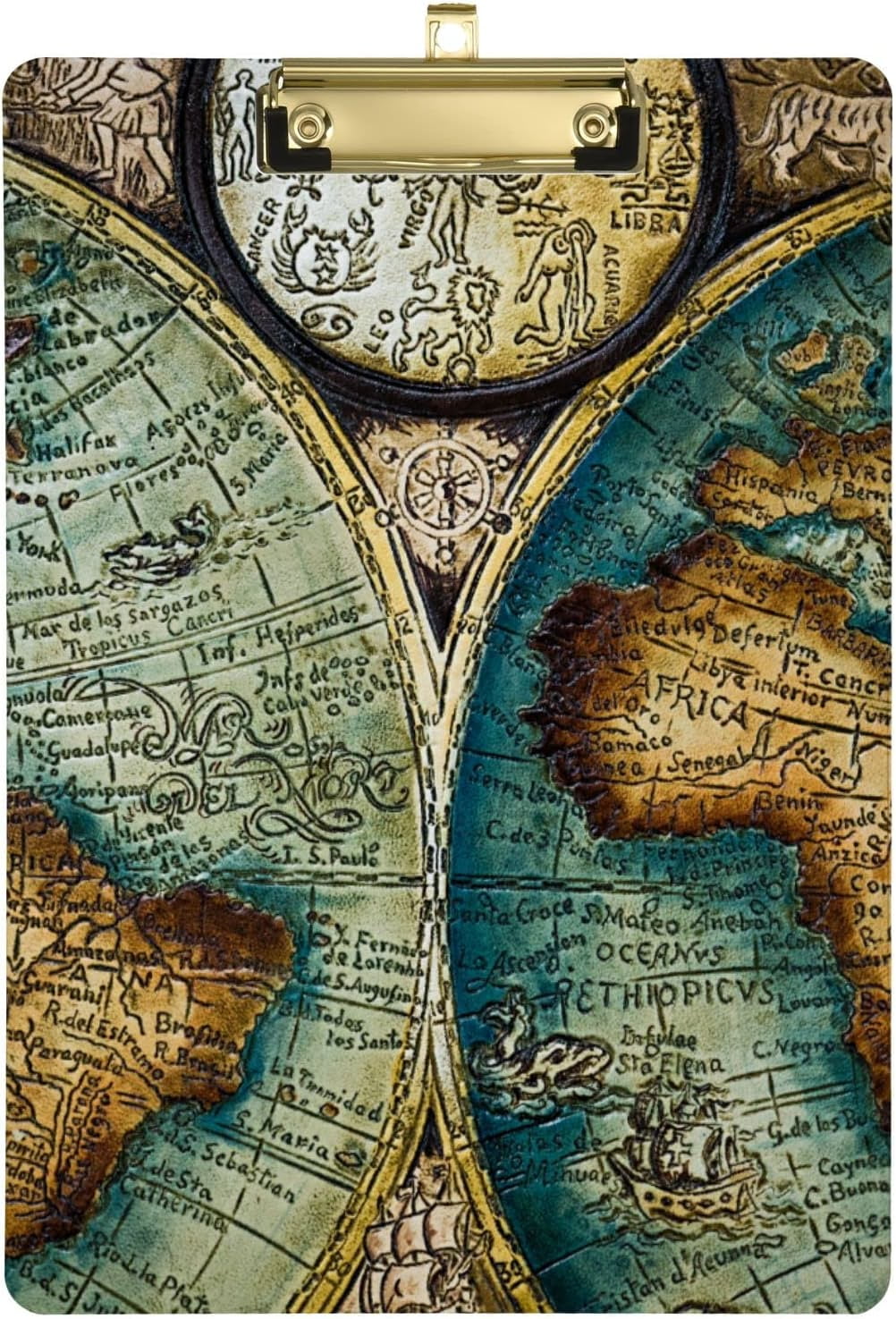 KXMDXA Map Clipboard Hardboard Wood Nursing Clip Board and Pull for ...