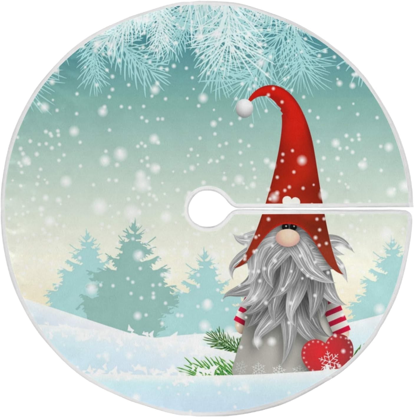 KXMDXA Merry Christmas Tomte Winter Snowflake Pattern Xmas Christmas ...