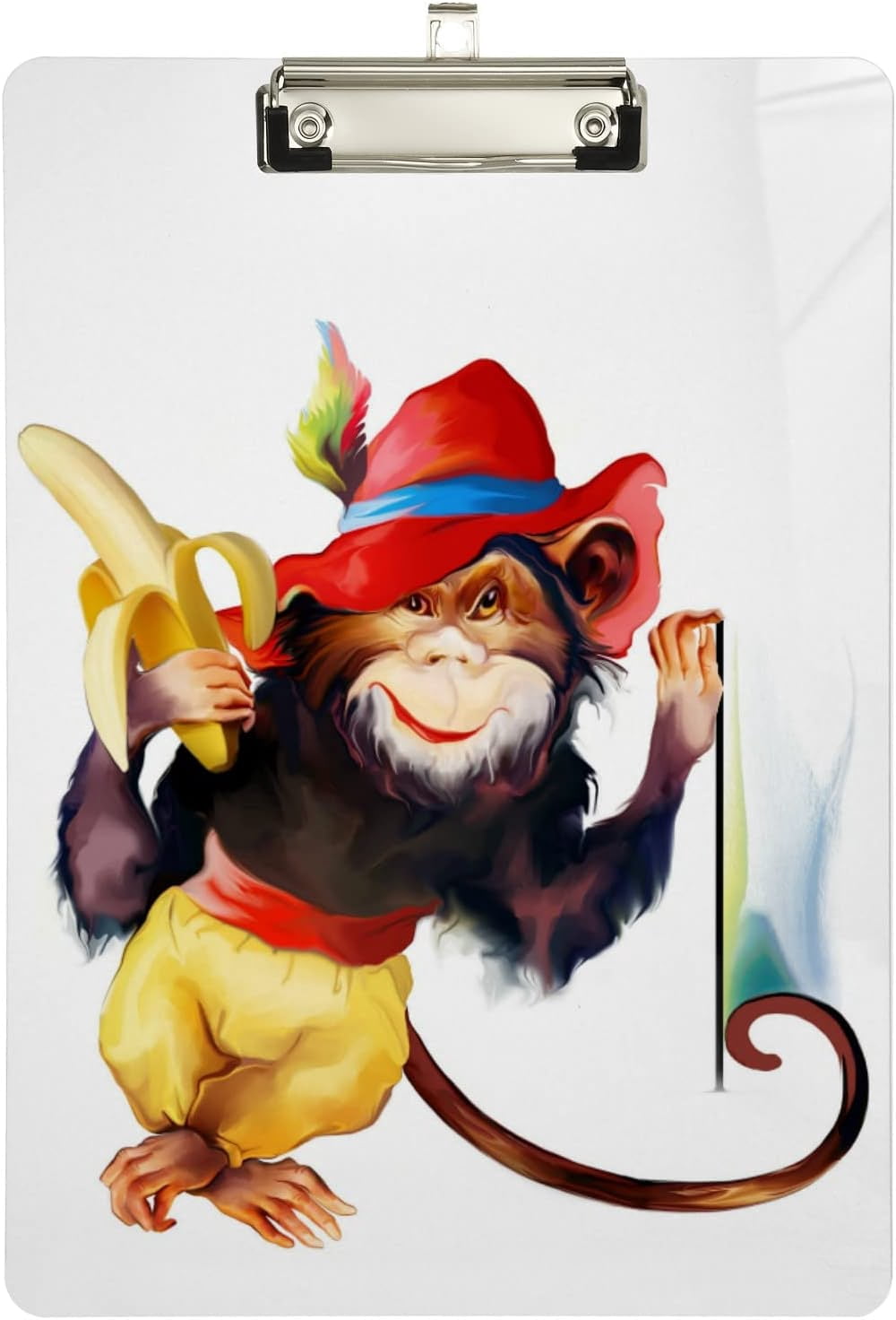 KXMDXA Monkey Banana Clipboard Hardboard Wood Nursing Clip Board and ...