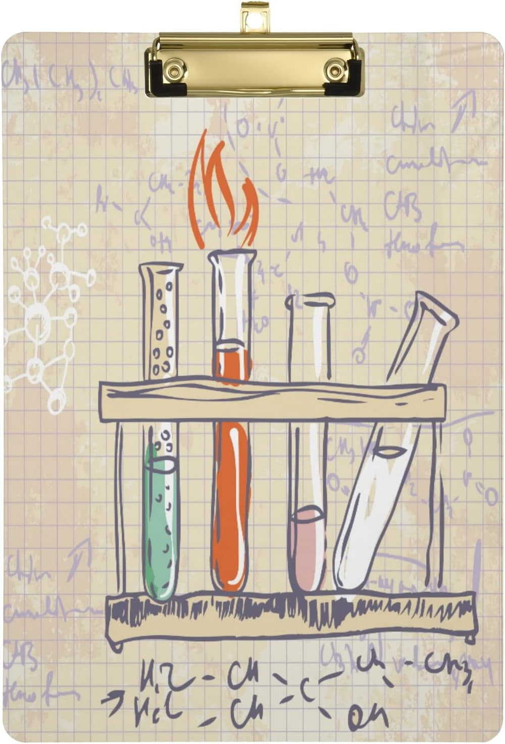 KXMDXA Old Chemistry Laboratory Vintage Clipboard Hardboard Wood ...