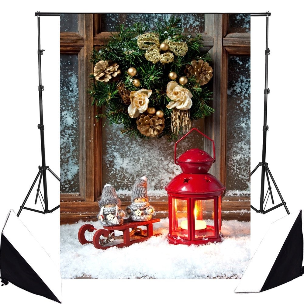KXMDXA Polyester Christmas Photo Backdrops,Merry Christmas Theme Background Photography Backdrop ...