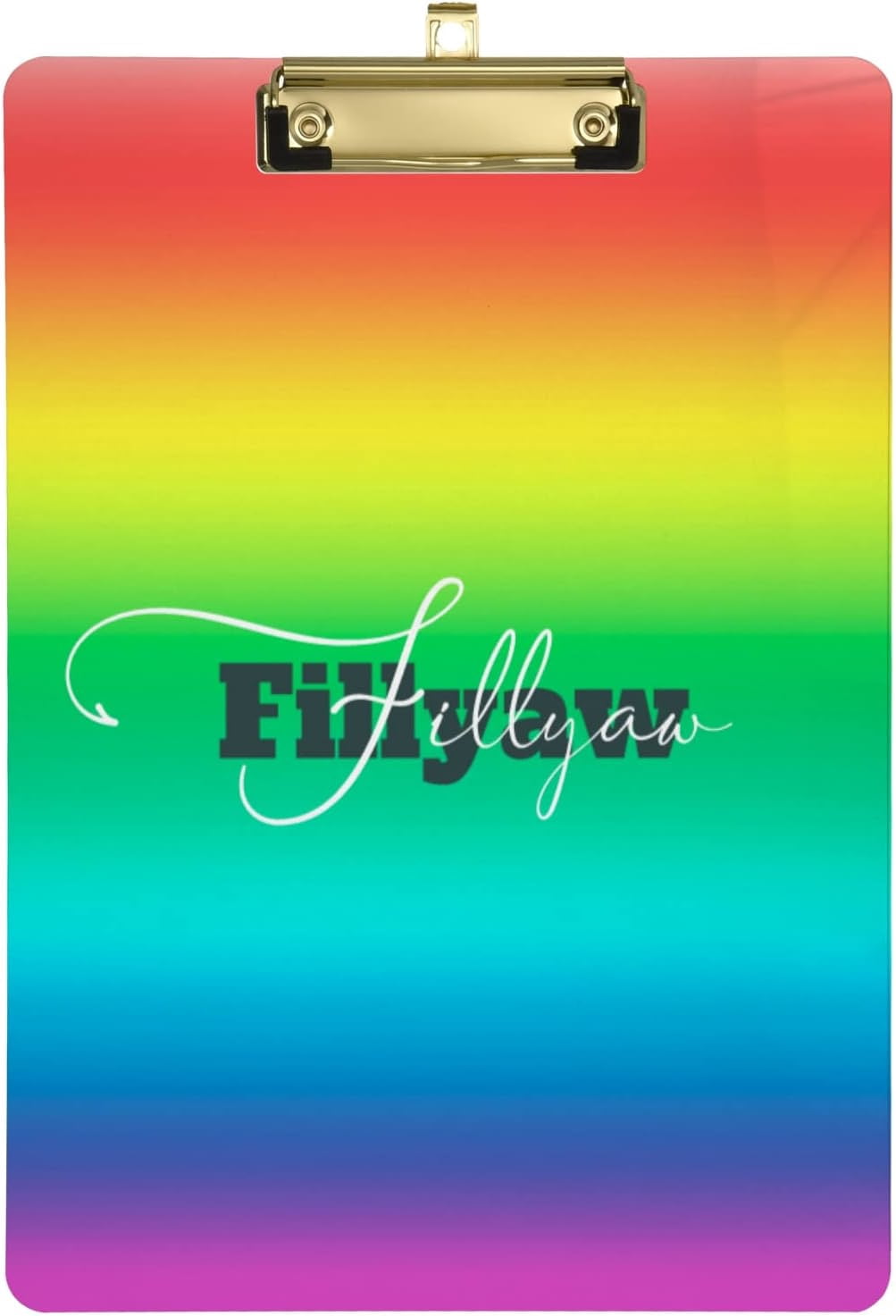 KXMDXA Rainbow Color Clipboard Hardboard Wood Nursing Clip Board and ...