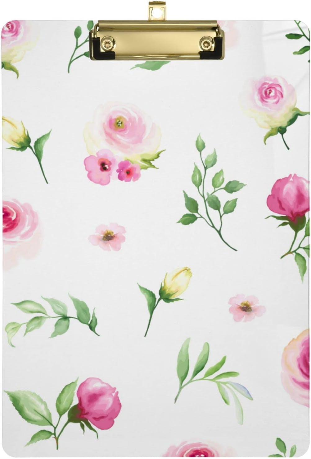 KXMDXA Roses Flowers Clipboard Hardboard Wood Nursing Clip Board and ...