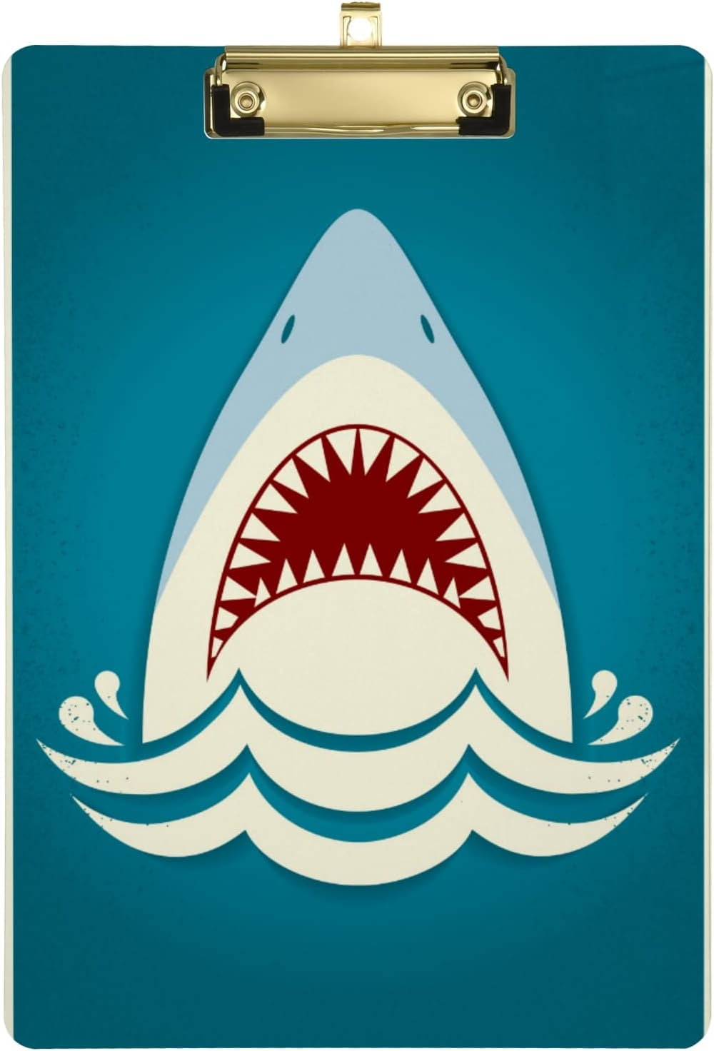 KXMDXA Shark Clipboard Hardboard Wood Nursing Clip Board and Pull for ...