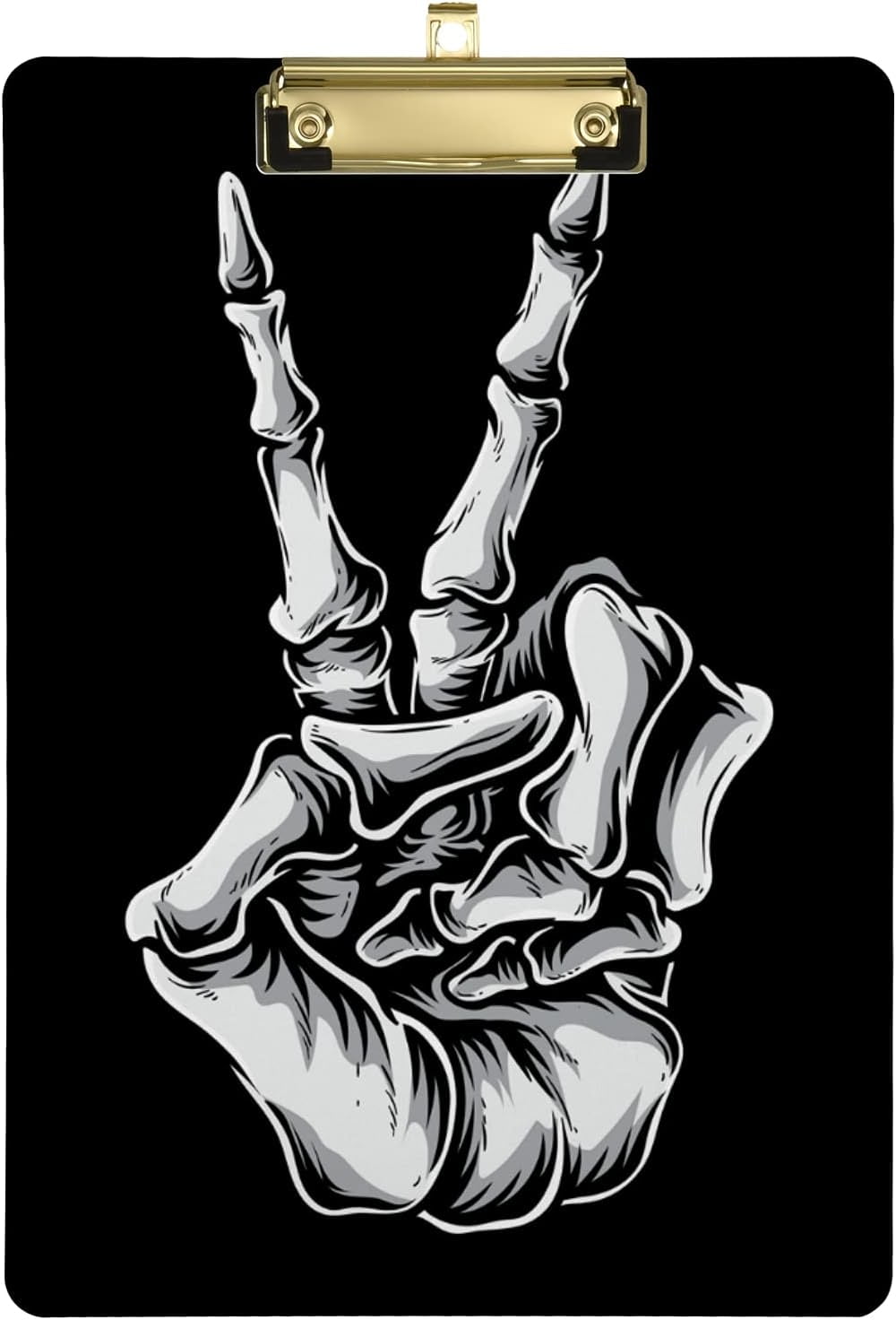 KXMDXA Skeleton Clipboard Hardboard Wood Nursing Clip Board and Pull ...