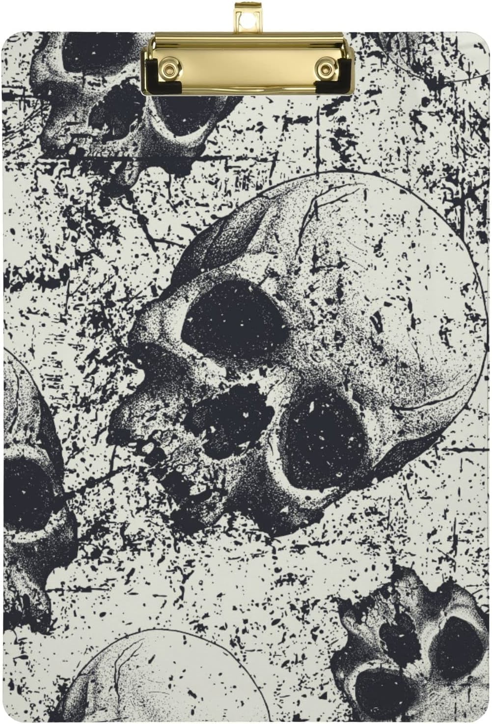 KXMDXA Skull Skeleton Grunge Clipboard Hardboard Wood Nursing Clip ...