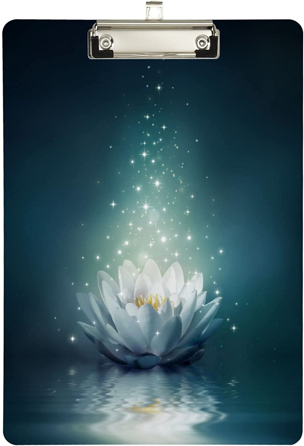 KXMDXA Stylish Beautiful Magic Lotus Clipboard Hardboard Wood Nursing ...