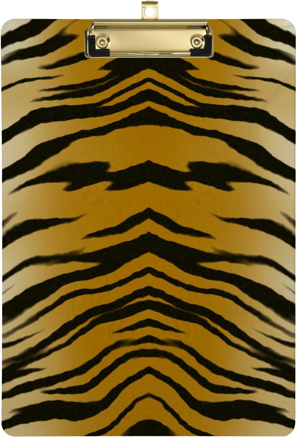 KXMDXA Tiger Print Clipboard Hardboard Wood Nursing Clip Board and Pull ...