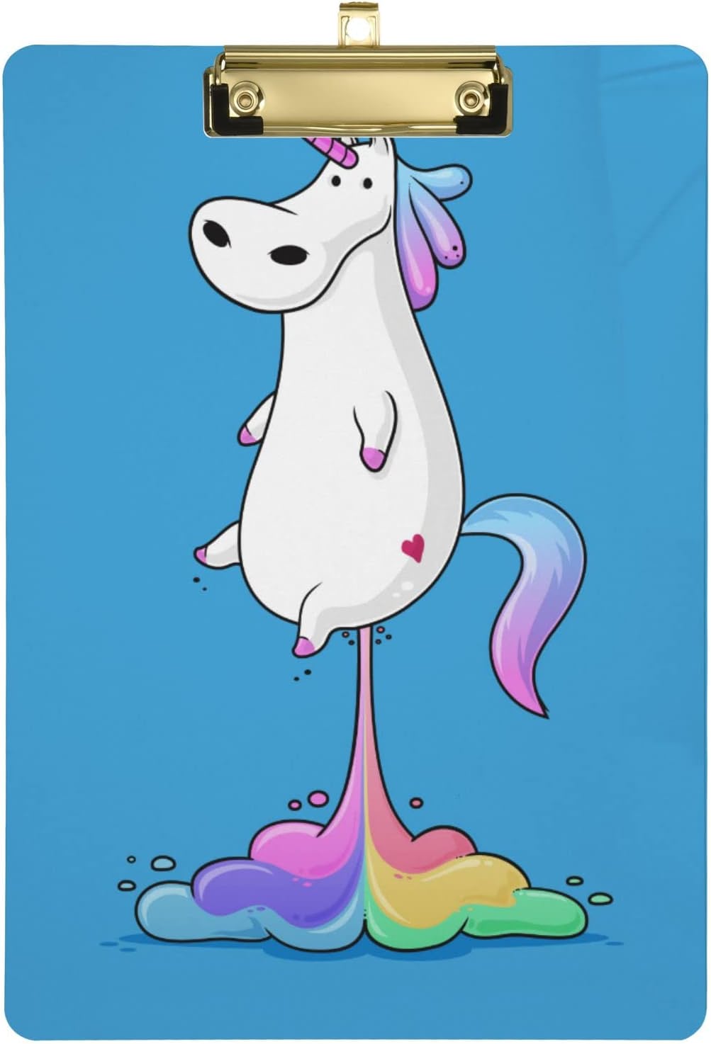 KXMDXA Unicorn Clipboard Hardboard Wood Nursing Clip Board and Pull for ...