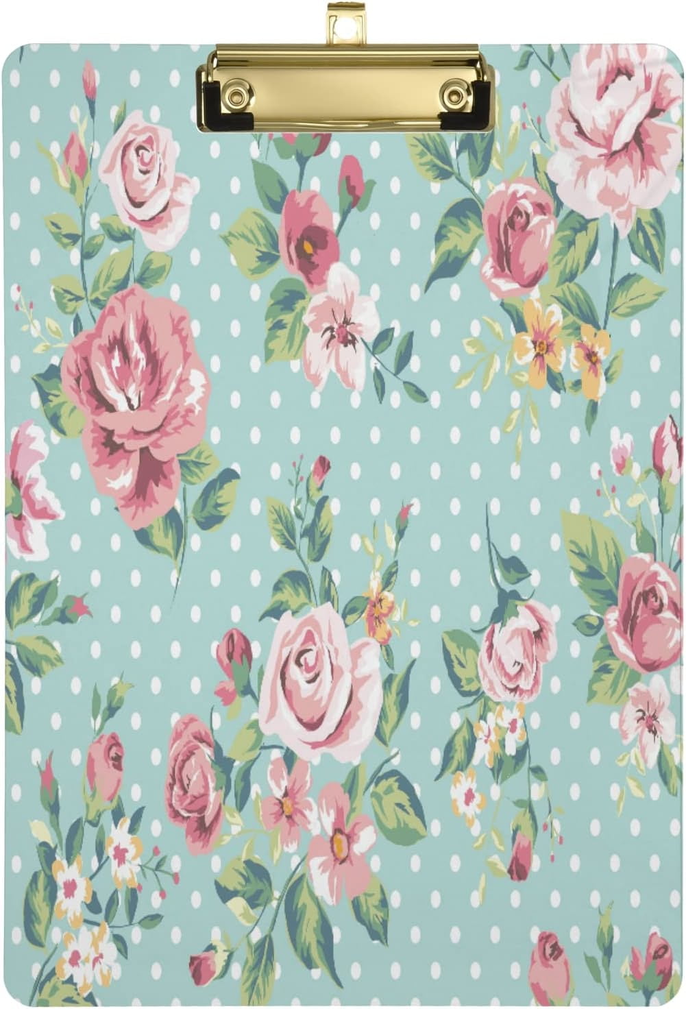 KXMDXA Vintage Floral Clipboard Hardboard Wood Nursing Clip Board and ...