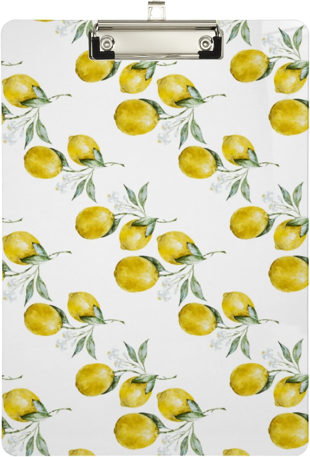 KXMDXA Watercolor Lemon Clipboard Hardboard Wood Nursing Clip Board and ...