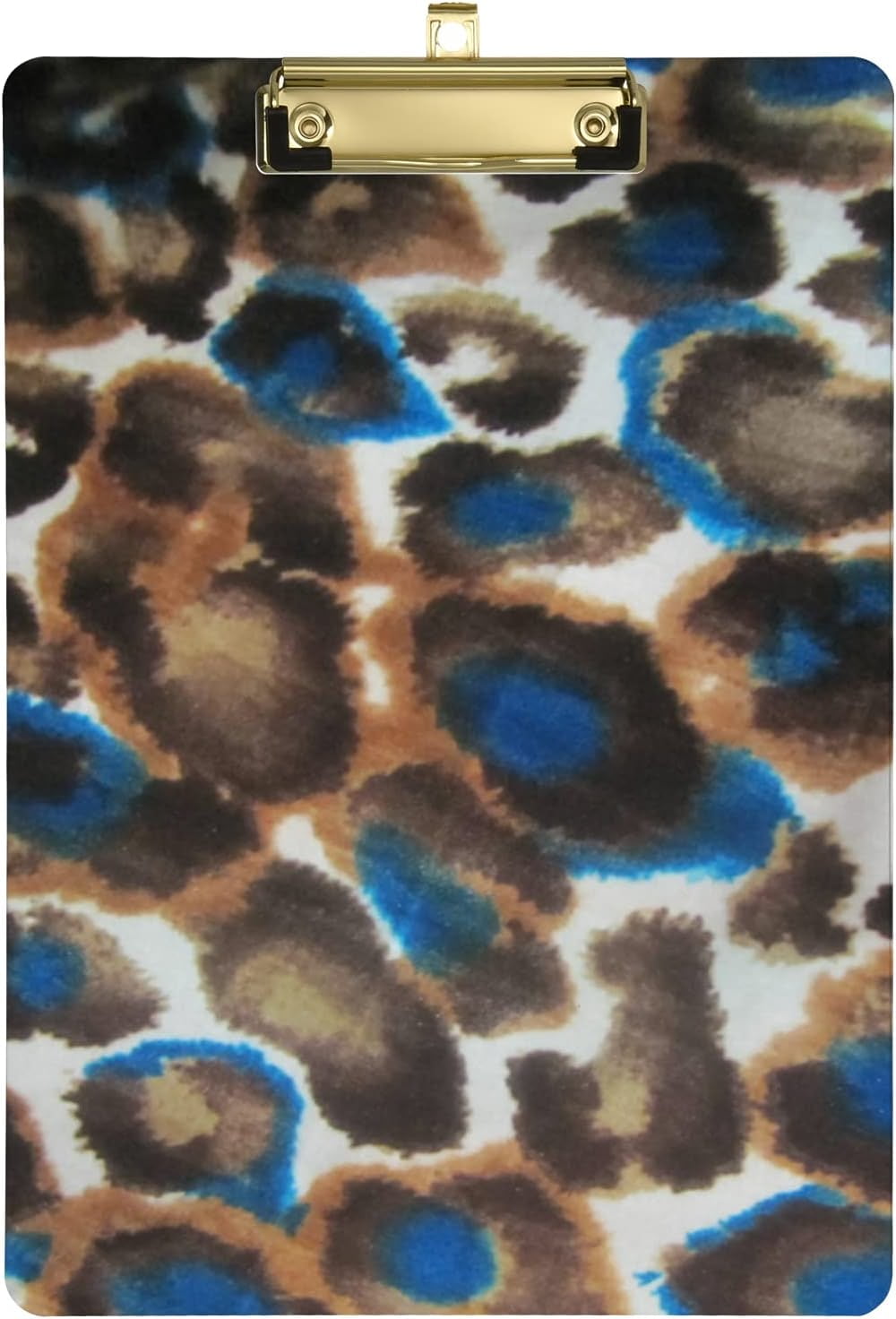 KXMDXA Watercolor Leopard Print Clipboard Hardboard Wood Nursing Clip ...