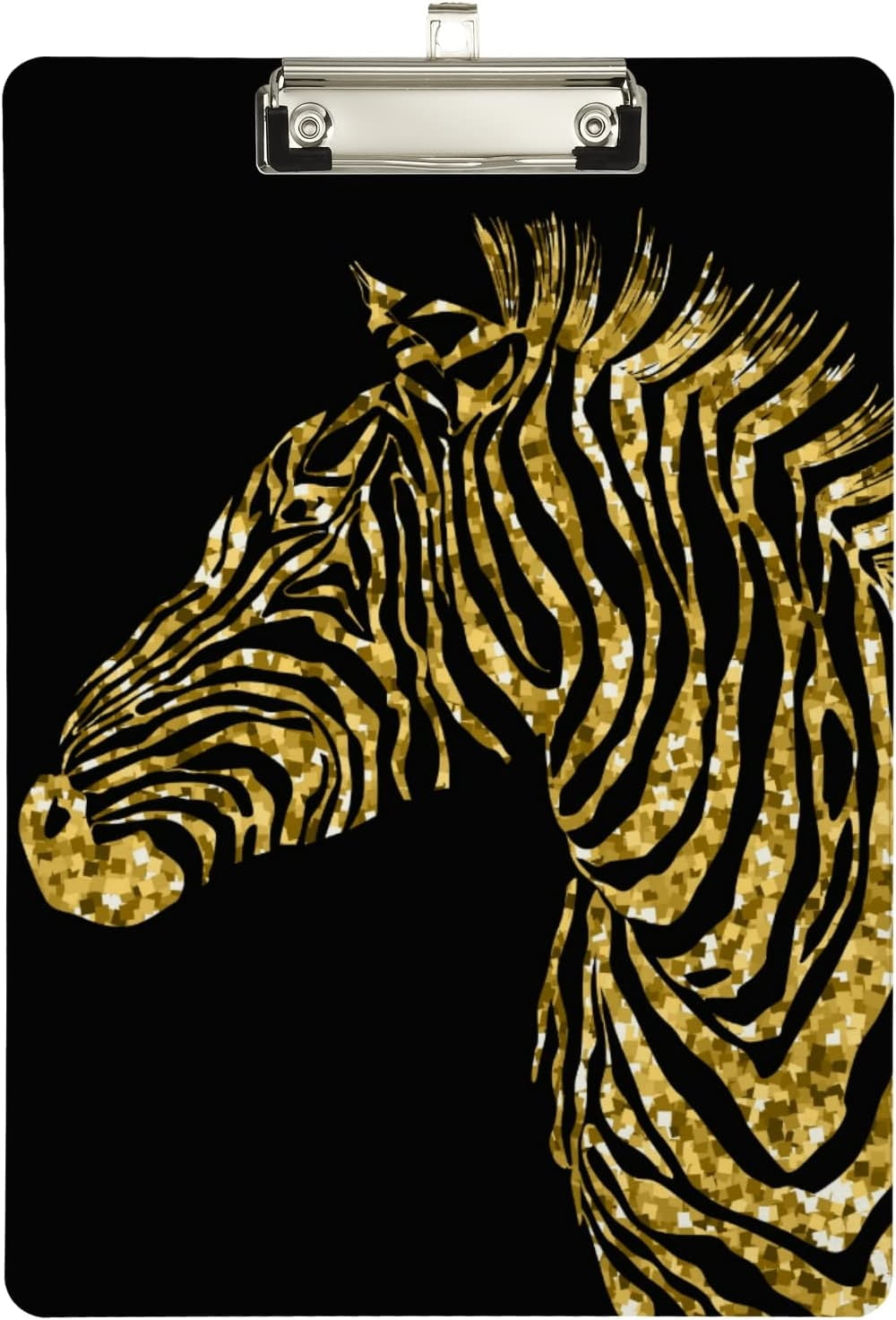 KXMDXA Zebra Clipboard Hardboard Wood Nursing Clip Board and Pull for ...
