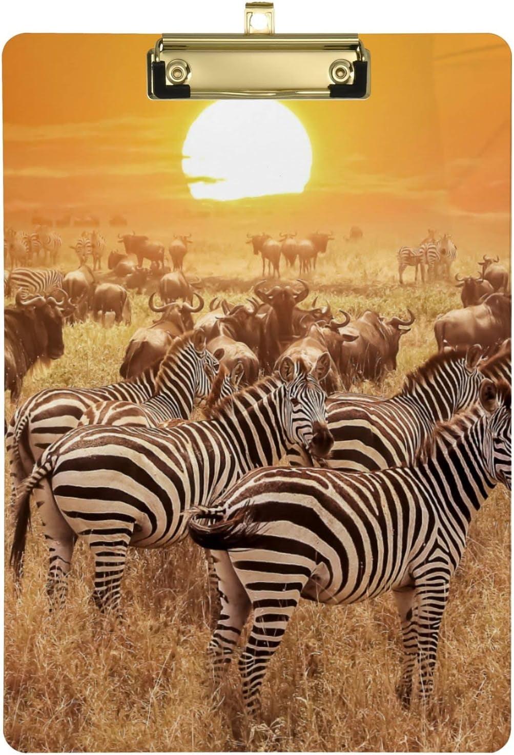 KXMDXA Zebra Clipboard Hardboard Wood Nursing Clip Board and Pull for ...