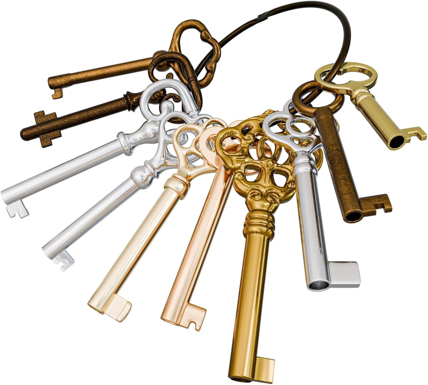 KY-10S Skeleton Key Set Reproduction Key for Antique Furniture ...