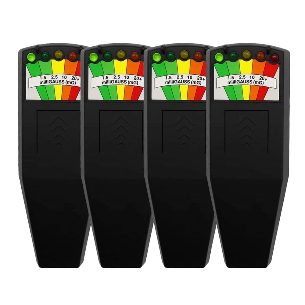 KY 4 Pack LED EMF Meter Magnetic Field Detector Ghost Hunting ...