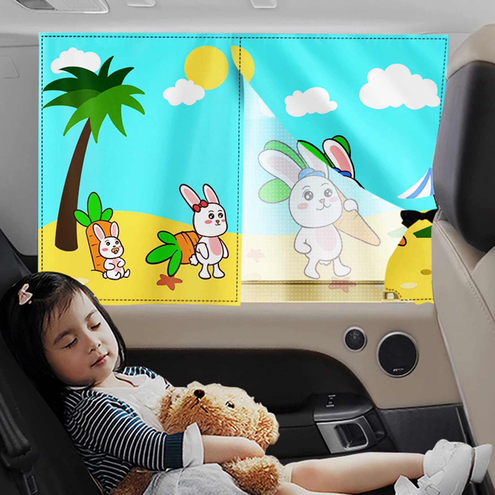 KY Car Sun Shade for Baby - Car Side Window Sun Shade Cover Upgrade ...