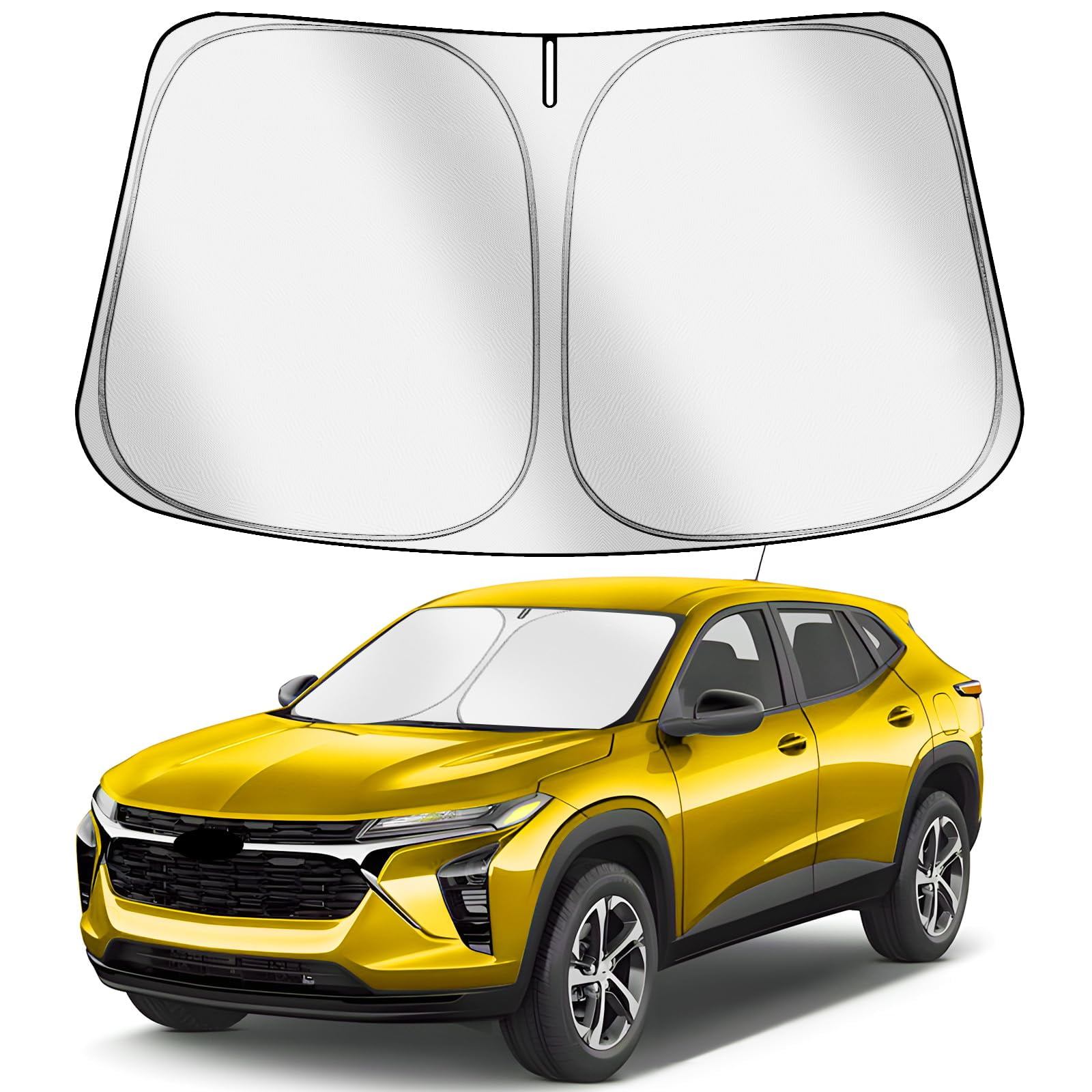 KY Car Windshield Sun Shade Compatible with Hyundai Tucson 2022-2025 Accessories, Foldable ...