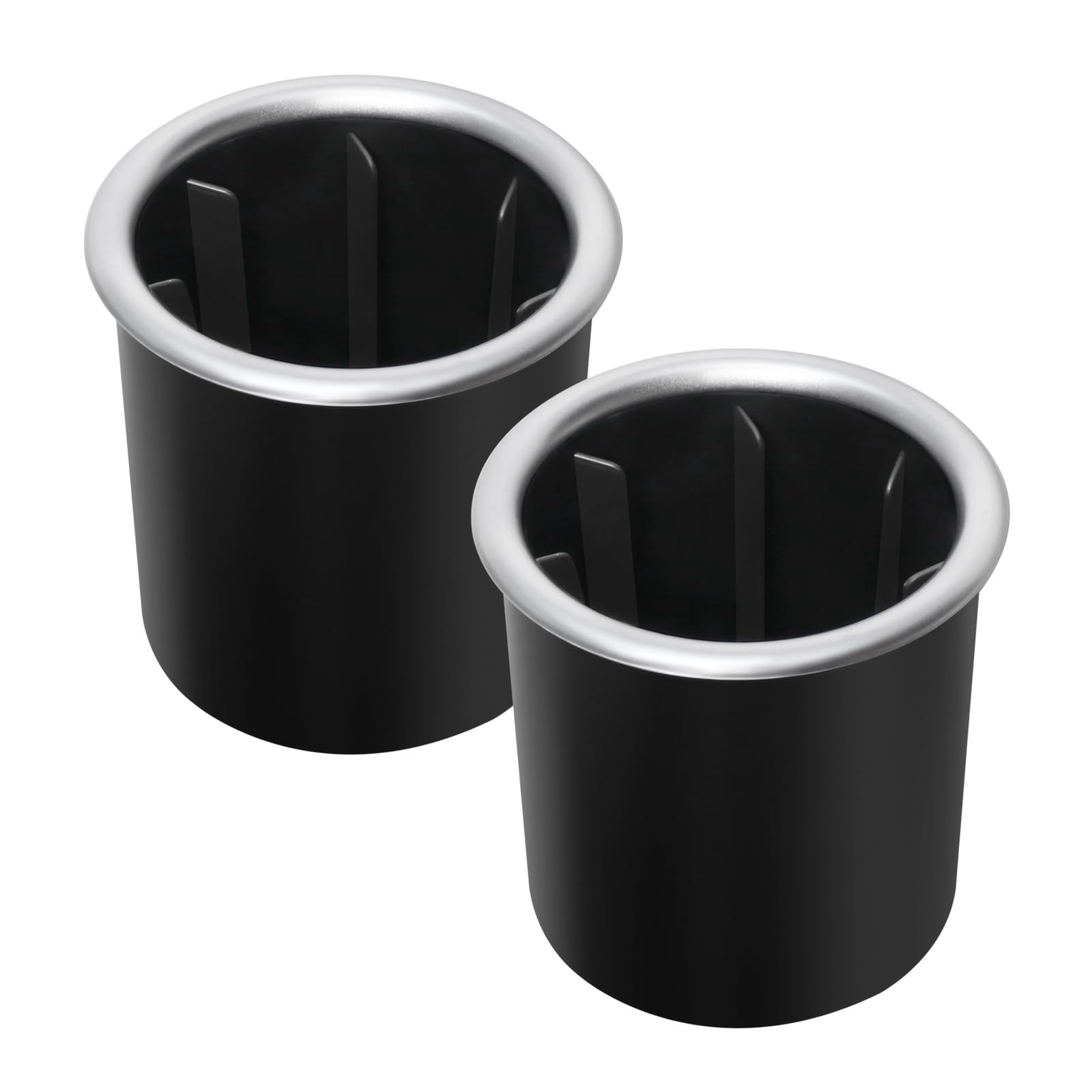 KY Cup Holder Insert with Limiter 2PCS Anti-Collision Silent Cupholder ...