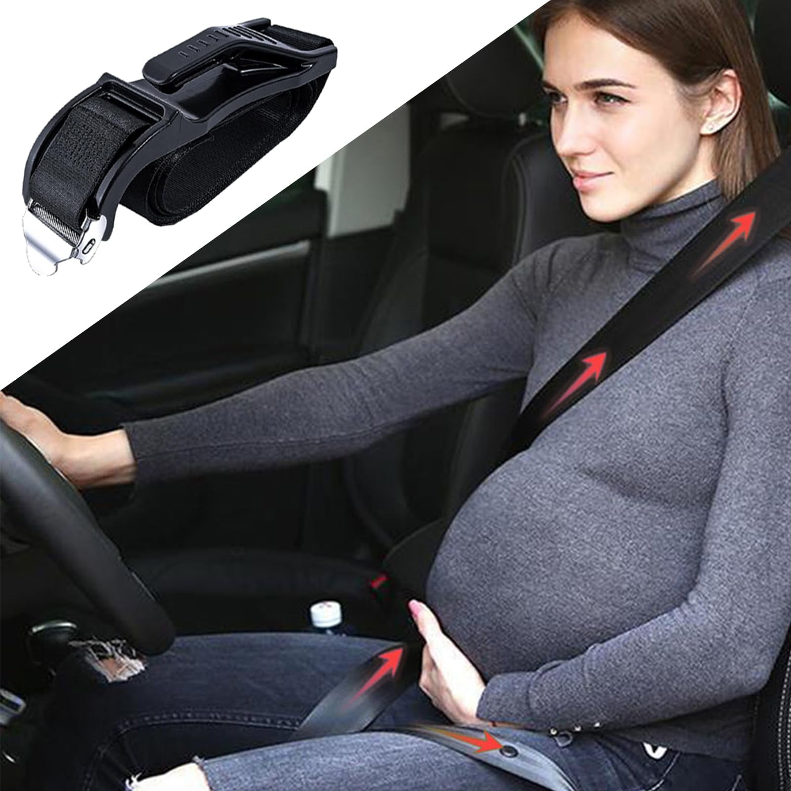KY Cushion Bump Strap-2025 New Seat Adjuster for Mother-Prevent The ...
