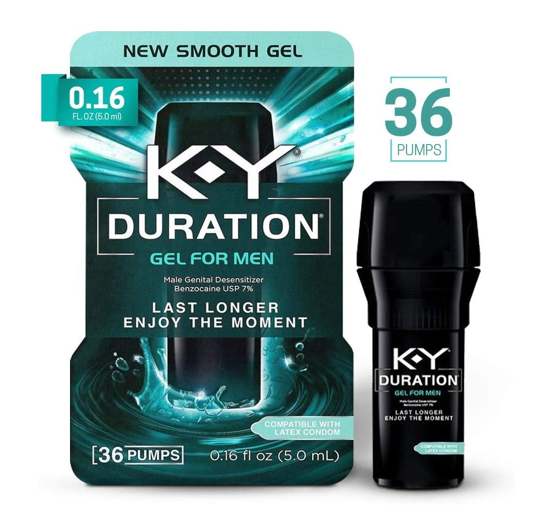 KY Duration Gel For Men, Mail Genital Desensitizer, 0.16 oz 36 Pumps ...