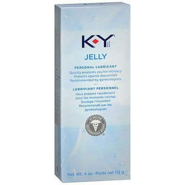 KY Jelly Personal Lubricant, 4 oz Body Lube for Sensitive Skin (Pack of ...
