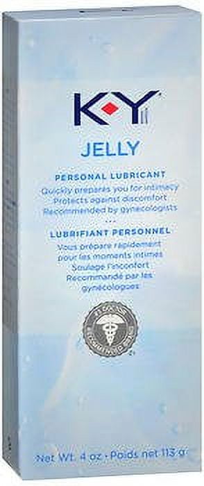 K-Y Jelly Water-Based Personal Lube 4 oz (Pack of 8) - Walmart.com