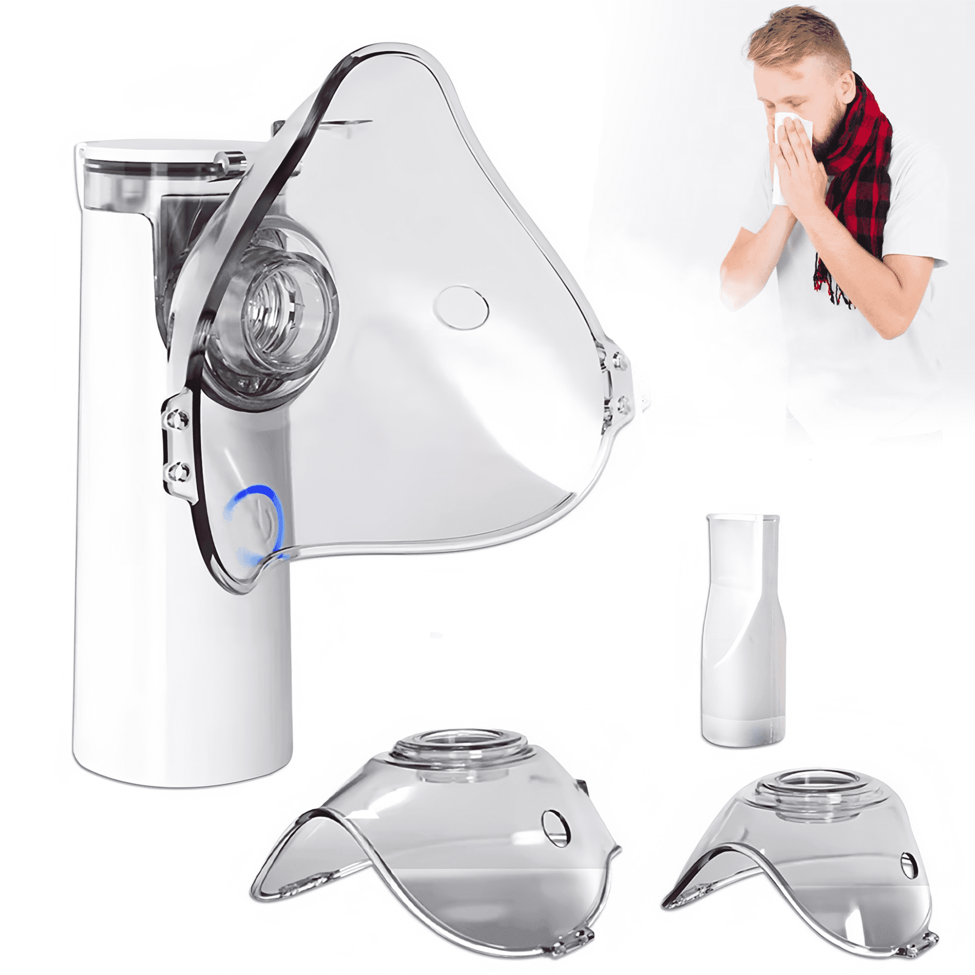 KY Portable Steam Inhalator, three modes, three accessories, easy to ...